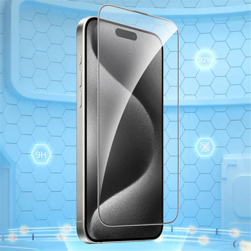 CASEWORLD For iPhone 15 Plus Tempered Glass Screen Protector 0.33mm HD ...
