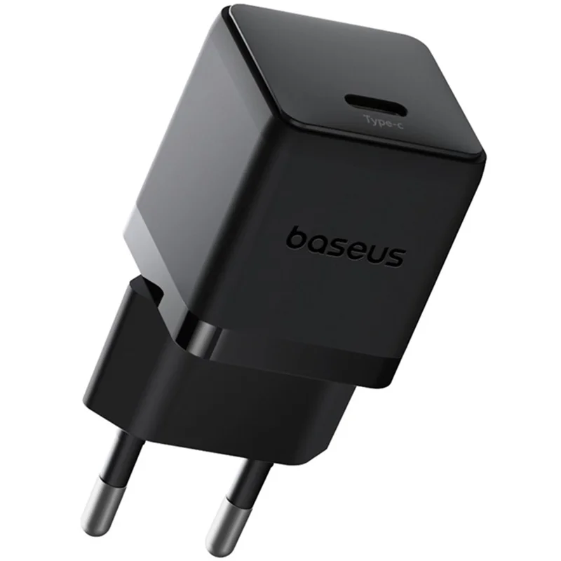 BASEUS Palm USB-C Single Port 20W Fast Charger EU Plug Wall Charging ...