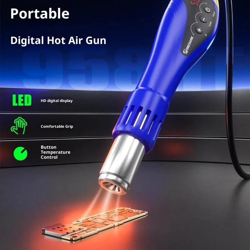 Wholesale MECHANIC 958HT Portable Digital Hot Air Gun Heat Gun ...