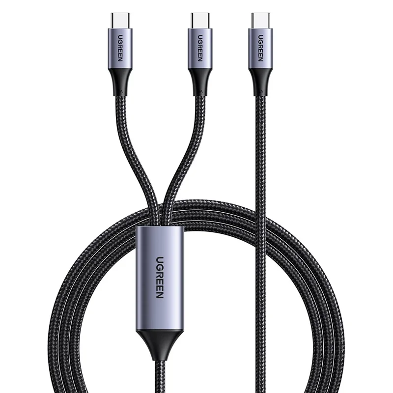 Wholesale UGREEN 35087 1.5m 2 in 1 USB-C to USB-C Y Splitter Cable 100W ...