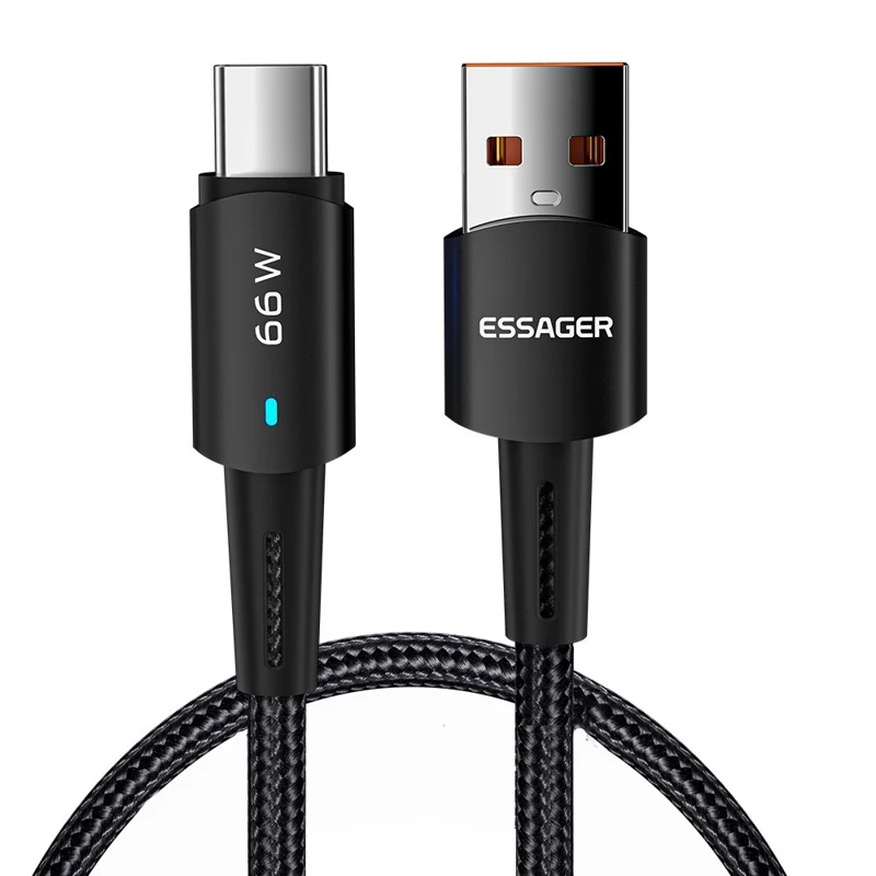 Wholesale Customize ESSAGER 1m Fast Charging Cable 6A Braided Design ...