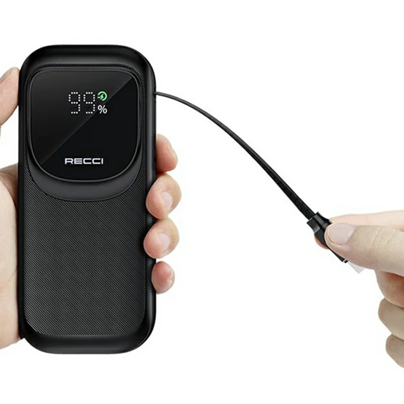 RECCI PB-P47 10000mAh LED Display Power Bank 22.5W Fast Charging ...