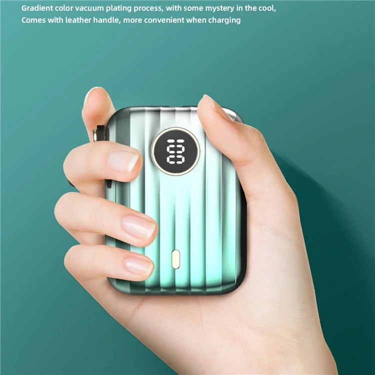 KIVEE PT56 Pro Suitcase Design 10000mAh Power Bank Digital Display 22 ...