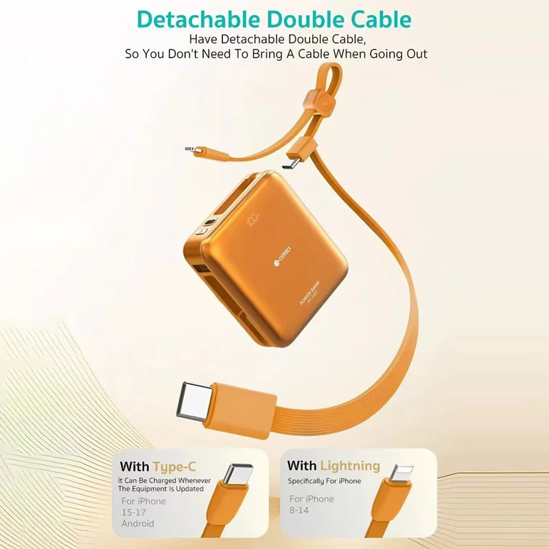 COTECI iH-145 3 in 1 10000mAh Magnetic Wireless Charging Power Bank ...