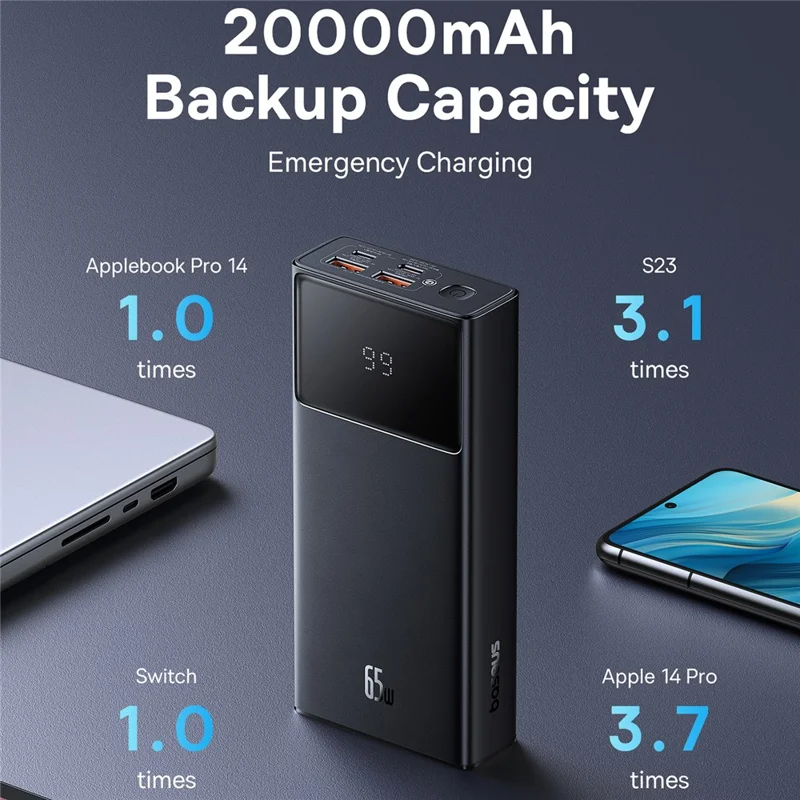 Wholesale BASEUS Star-Lord Digital Display Fast Charging Power Bank ...