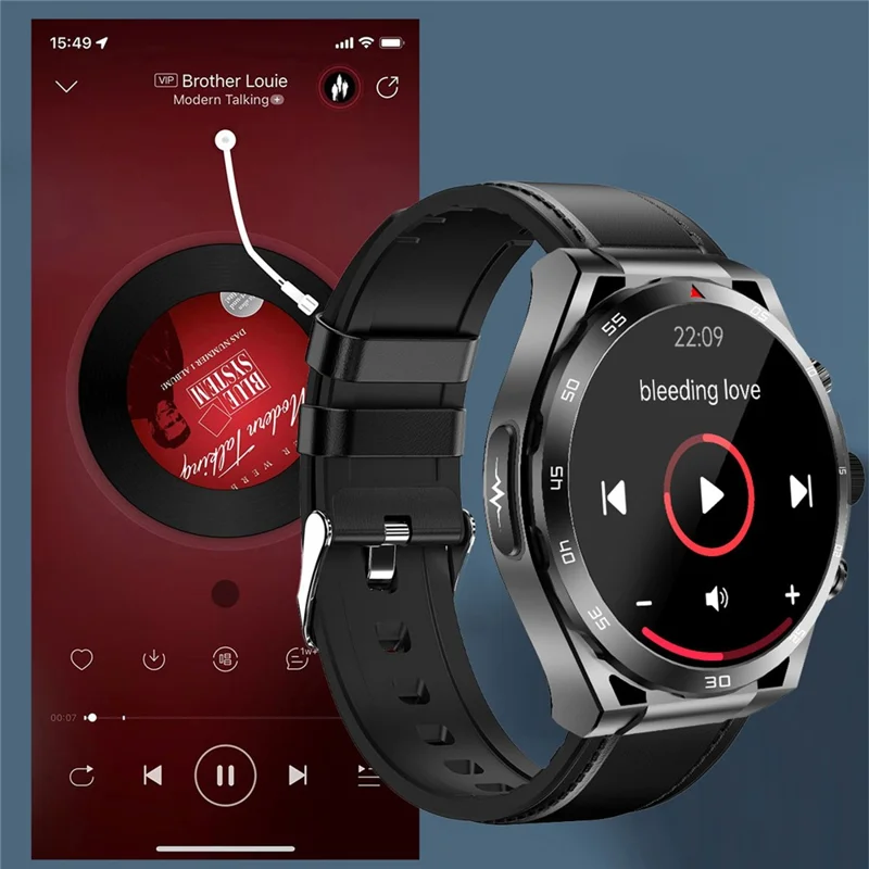 Wholesale ET450 ECG+Bluetooth-compatible Call Smart Watch Blood Glucose ...