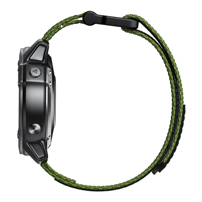 For Garmin Fenix 7X/6X Pro/Tactix 7 26mm Nylon Loop Sport Watch Band ...