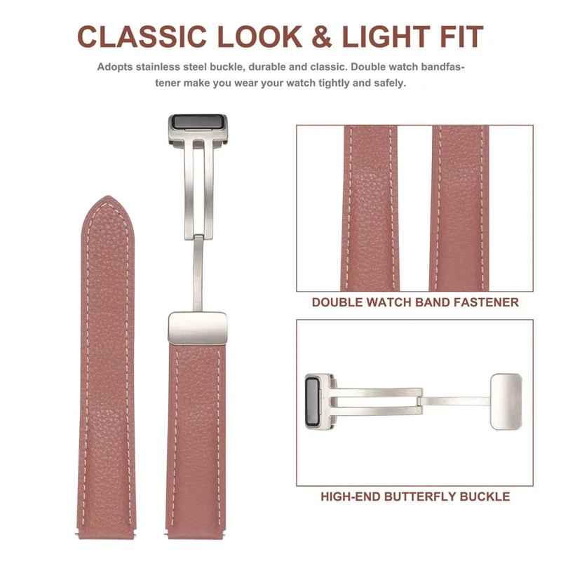 Wholesale For Coros Pace 2 / Coros Apex 42mm Textured Genuine Leather ...