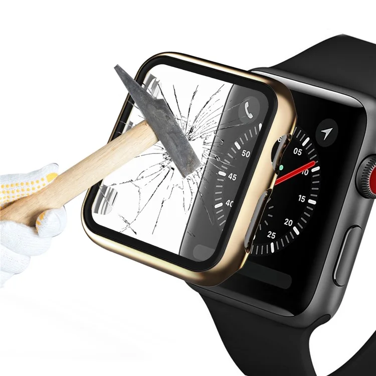 Wholesale Customize Plating Frame PC + Tempered Glass Watch Shell for ...