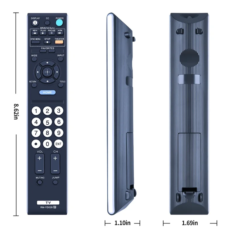 Wholesale RM-YD028 For Sony TV Remote Control 10m Range IR Infrared ...