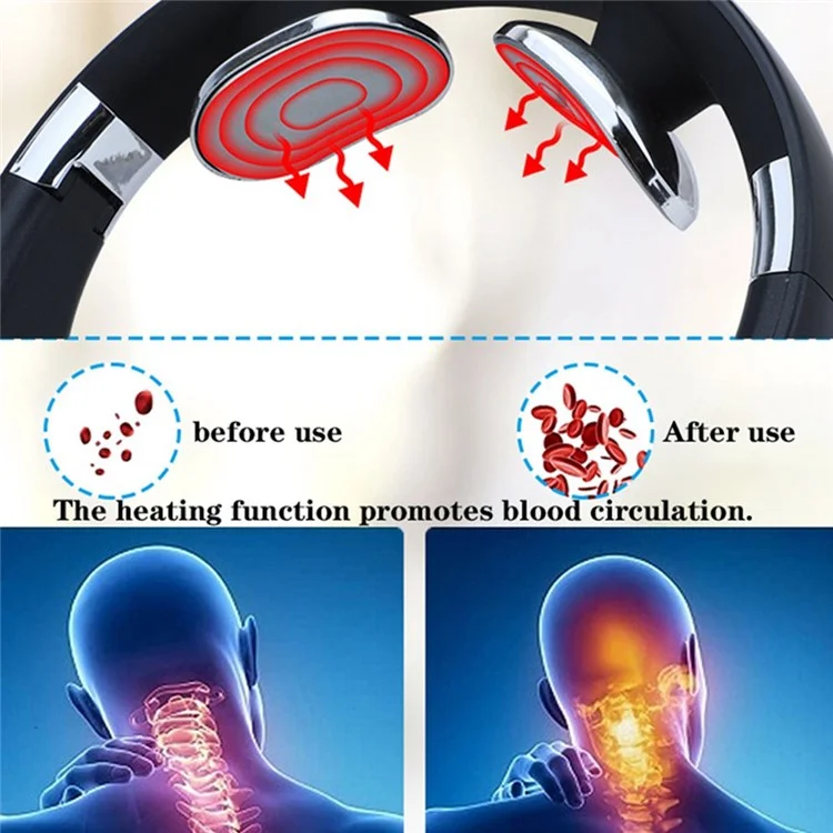 Wholesale HX3 Neck-Mounted Massager Bluetooth Headset Intelligent Neck ...