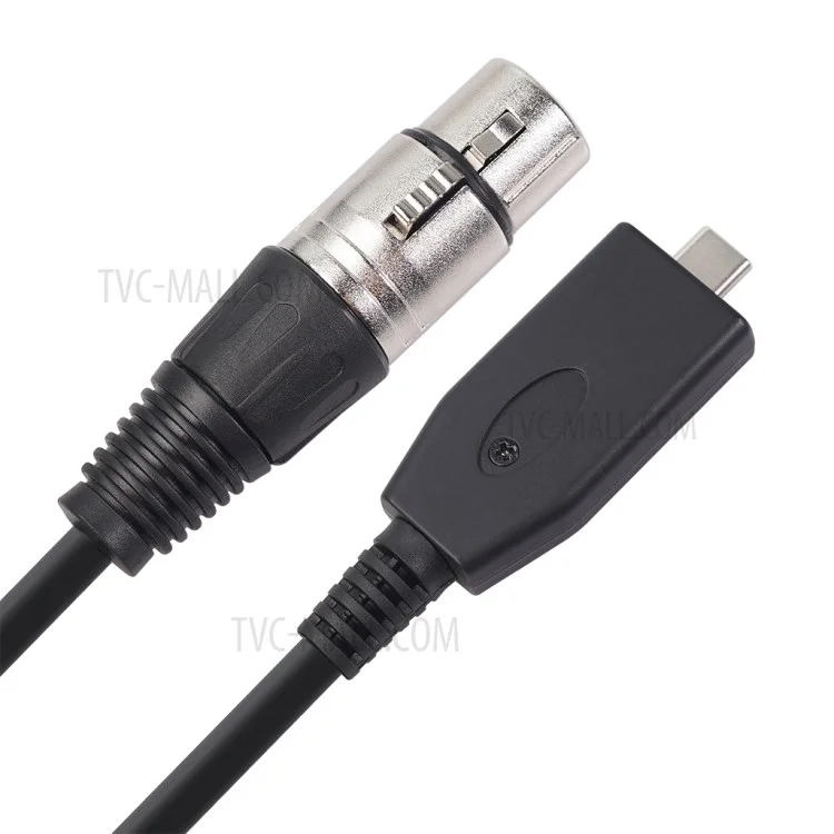 Compre 2 Metros de Tipo-c Male a XLR Mic Mic Link Studio Audio Cable ...