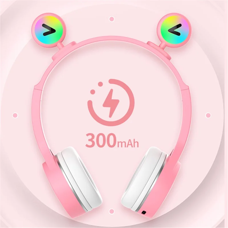 SY-T30 Children Headset Cute Eyes Design Adjustable Headband Bluetooth ...