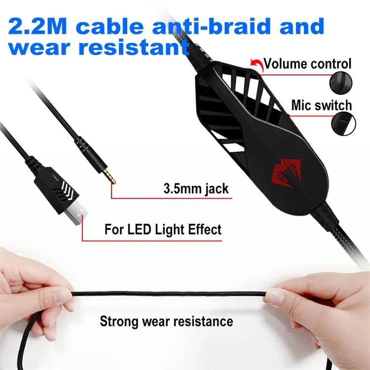 Achetez Python Fly G9000max 3.5 mm + Usb Wired Over-Ear E-sports ...