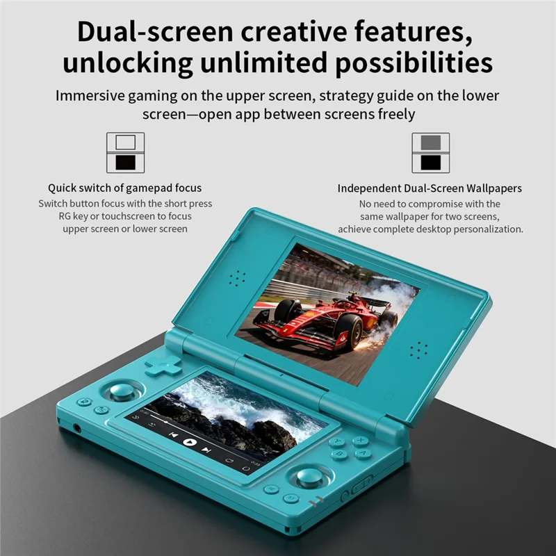 Wholesale ANBERNIC 128G RG DS Handheld Game Console Retro Arcade ...