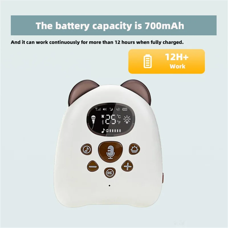 Wholesale V50 Wireless Two-Way Audio Baby Monitor Voice Detection Alert ...