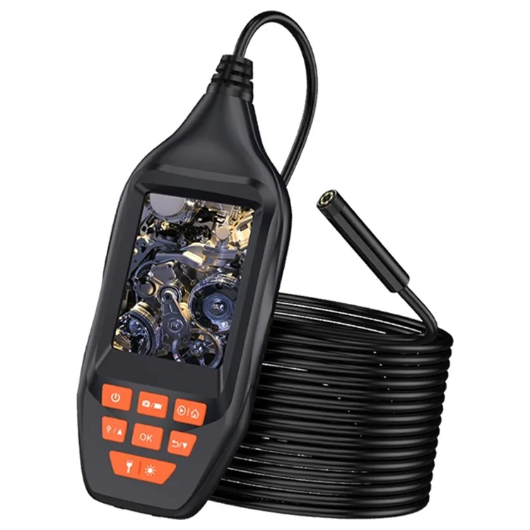M30 2m Hard Wire Single 5.5mm Lens HD Borescope Snake Camera Sewer ...