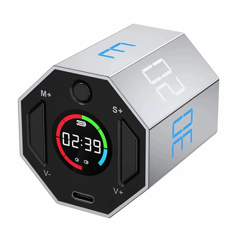 Wholesale D11 8-Sided LCD Display Gravity Sensor Digital Timer with ...