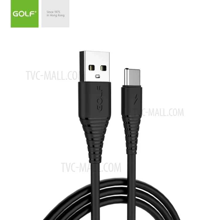 Wholesale GOLF 3A USB Type-C Cable Fast Charge and Transmission for ...