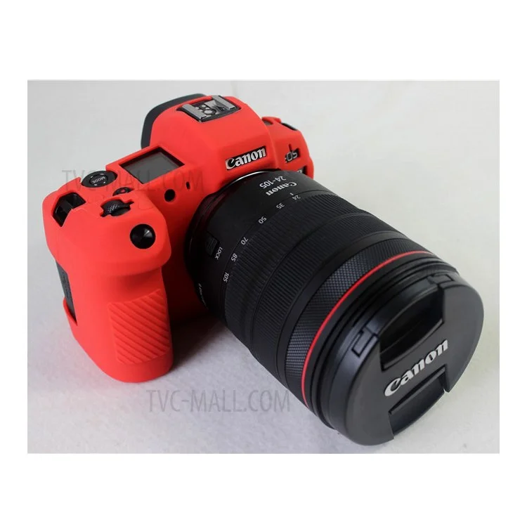 Soft Silicone Case Shell for Canon EOS R - Red Wholesale | TVCMALL