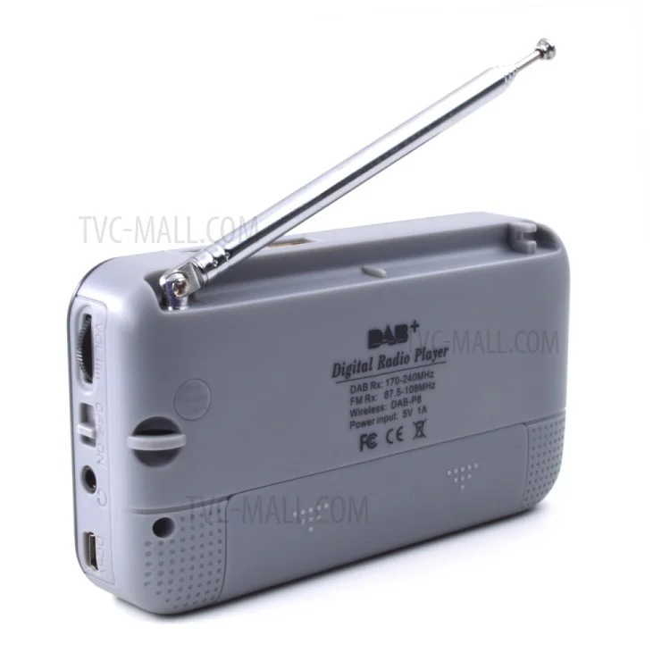 Portable Bluetooth DAB/DAB+ Digital Radio FM Player with Antenna ...