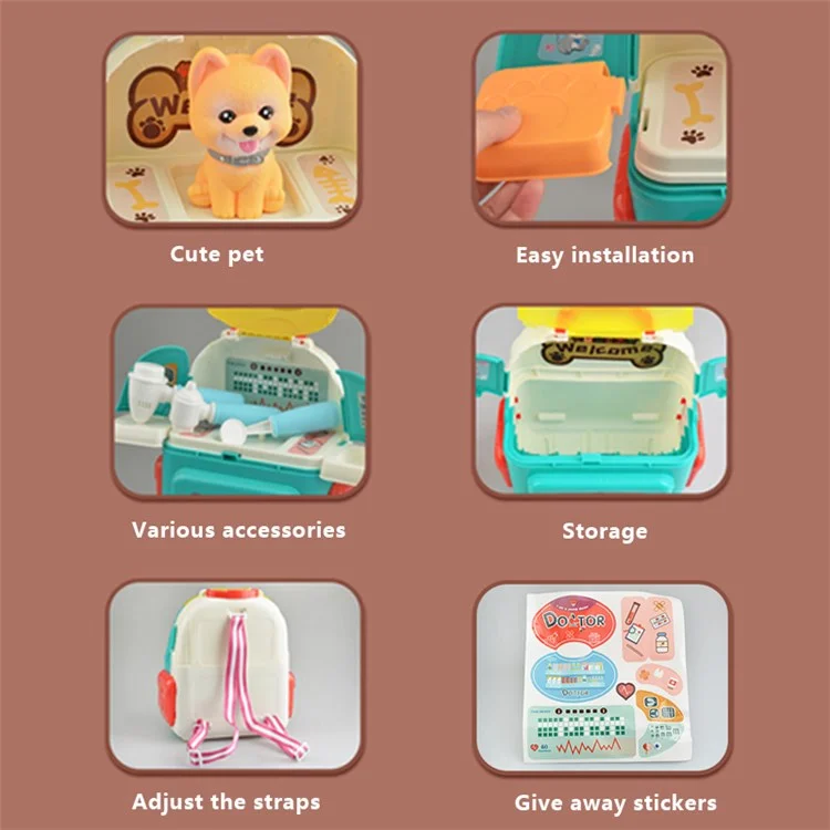 Wholesale Customize Children Play House Pet Backpack Simulation Cat/Dog ...