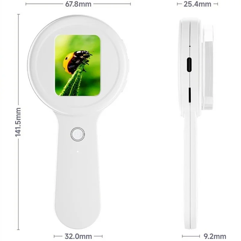 Wholesale V7 200X Handheld Magnify Glass Digital Magnifier with 2 inch ...