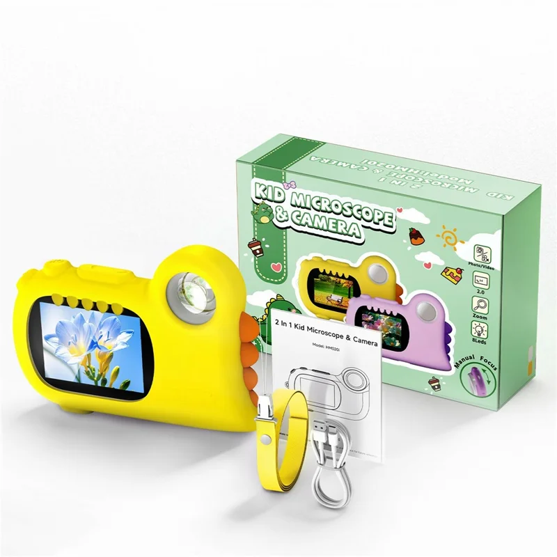 HM020i Kids Digital Microscope No Memory Card Handheld 2.0 Inch Screen ...