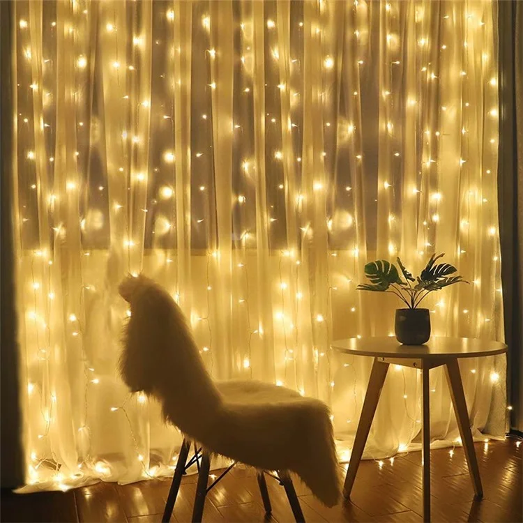 Wholesale Customize LED String Curtain Light Waterfall Window Night ...