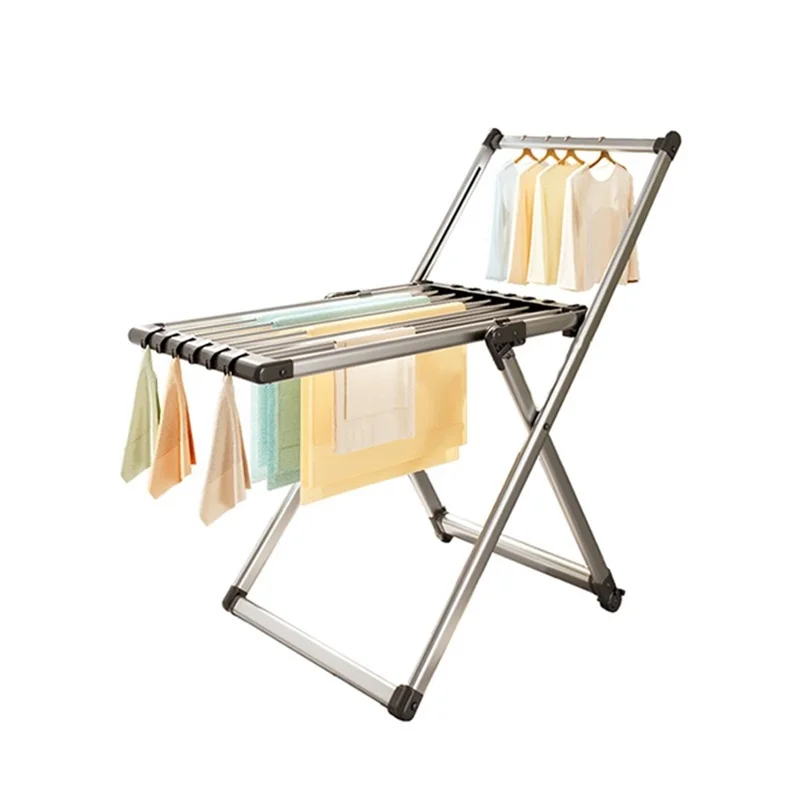 Wholesale Customize Foldable Clothes Drying Rack Aluminum Alloy Hanger ...
