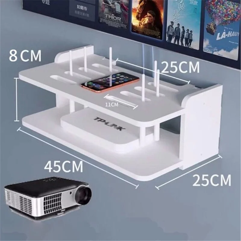 Wholesale Customize Floating Wall Mount Shelf TV Box WiFi Router Stand ...