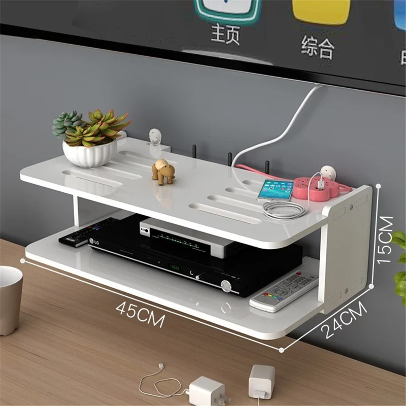 Wholesale Customize Floating Wall Mount Shelf TV Box WiFi Router Stand ...