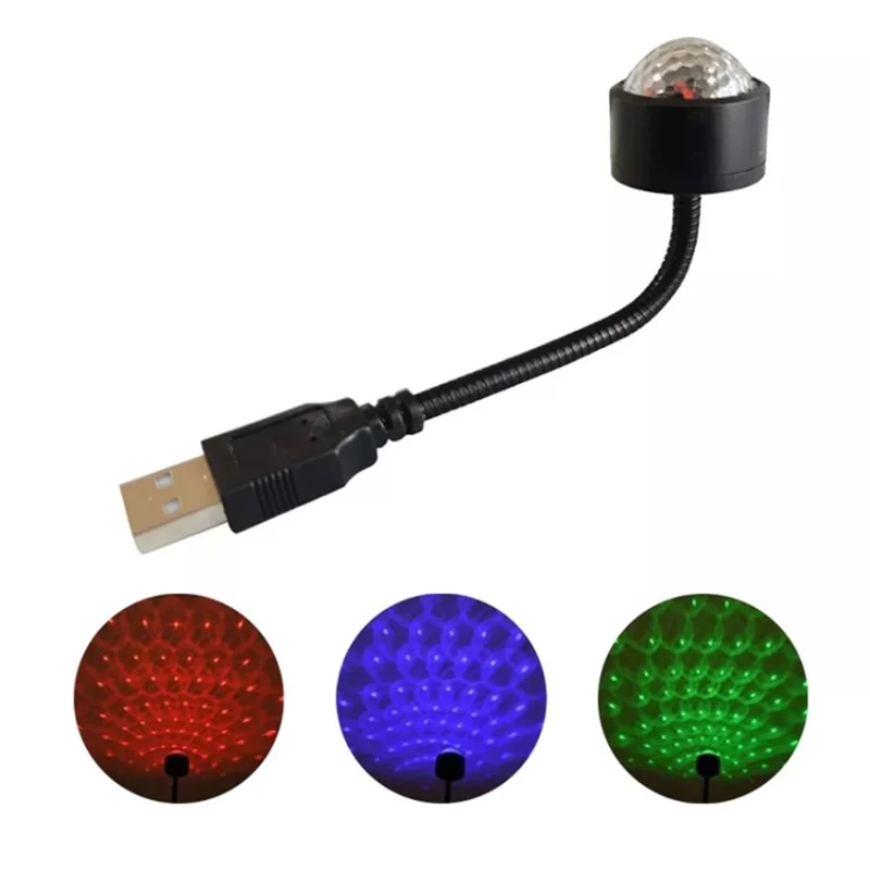 Wholesale Romantic Auto USB Disco Party Light Sound Activated Flexible ...