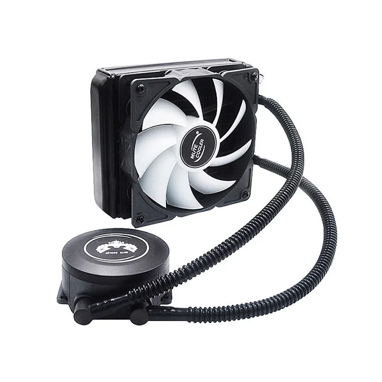 120 AIO RGB CPU Liquid Cooler Copper Pump Head Dense Aluminium Fins ...
