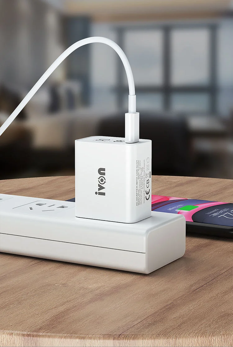 ivon AD48 PD 18W Fast Charging Power Adapter Charger Block for iPhone ...