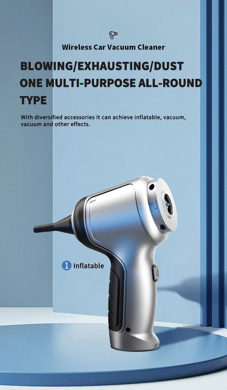 SUITU ST-6645 High Power Car Home Handheld Vacuum Cleaner Wireless ...