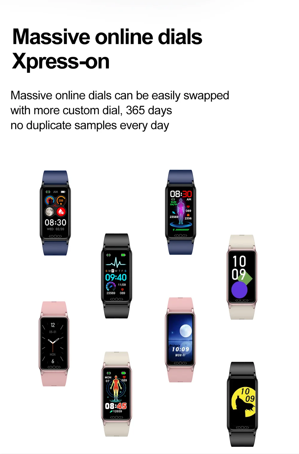 TK71pro 1.47" Smart Watch IP68 Waterproof Fitness Bracelet with Heart ...