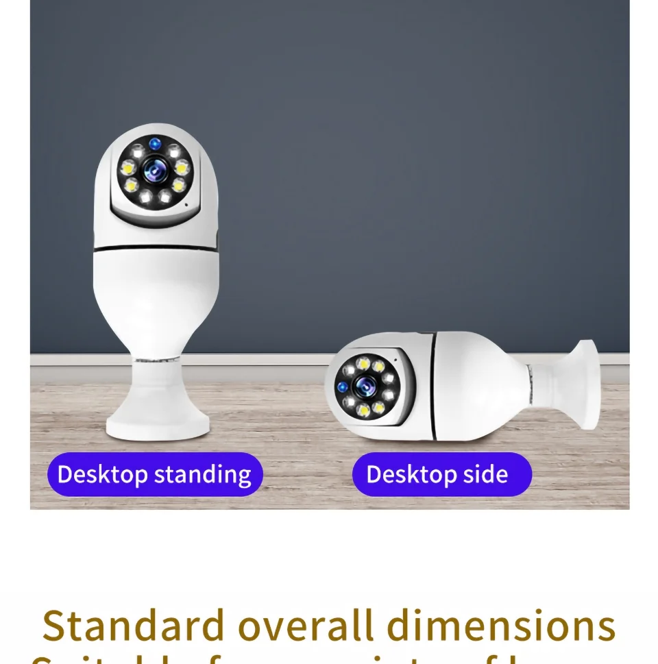 Wholesale XY-3120S Bulb Shape IP Camera Wireless 2.4G / 4G WiFi Home ...