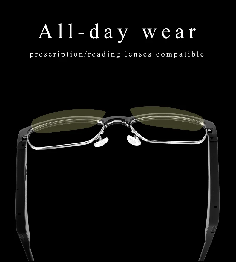 TWS Wireless Bluetooth Headphone Smart Glasses Headset Sunglasses ...
