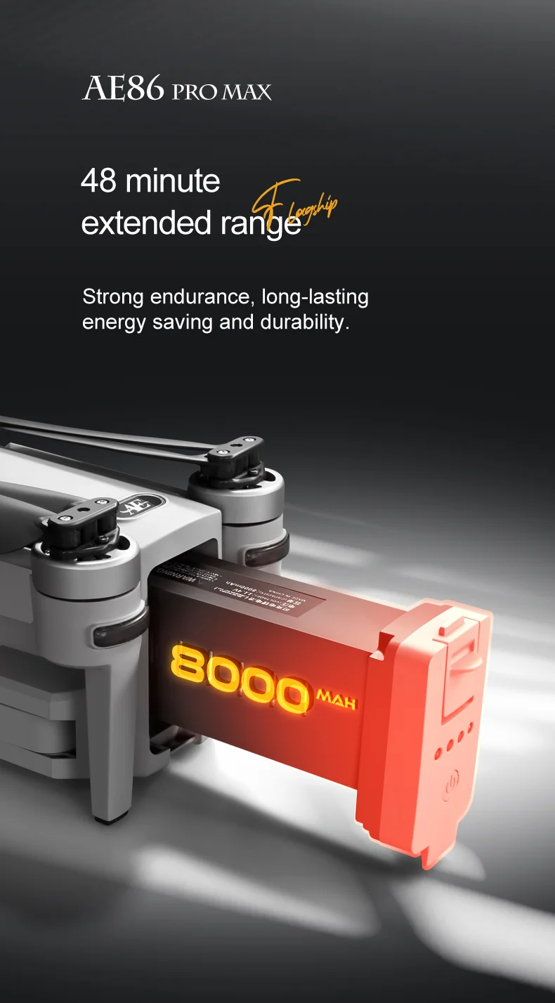 AE86 Pro Max 3-axis Gimbal Obstacle Avoidance GPS RC Drone Dual Lens 4K ...