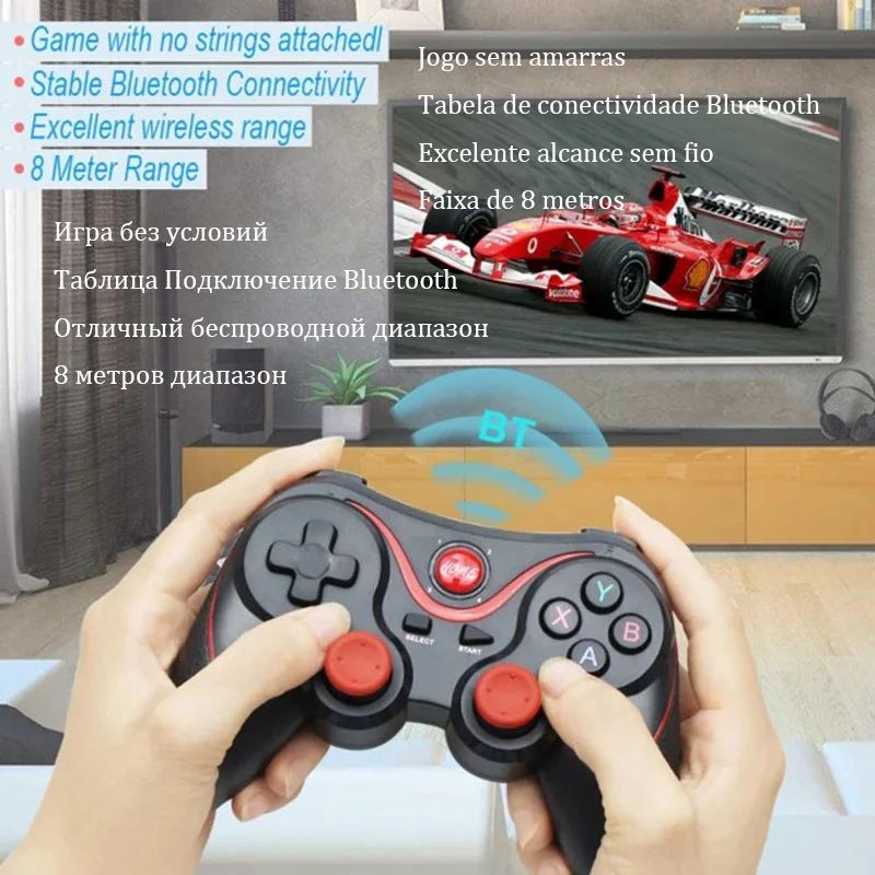 RALAN X3 Wireless Gamepad Joystick Bluetooth Gamepad Gaming Remote ...