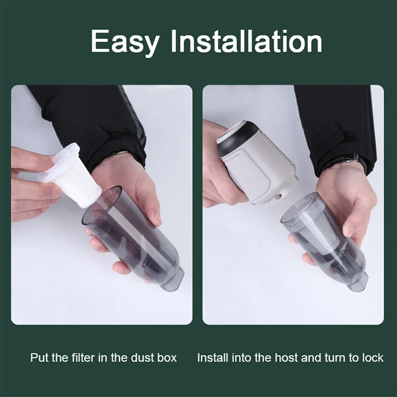 HL-107 3-In-1 Handheld Vacuum 120W 9000pa Cordless Rechargeable Vacuum ...