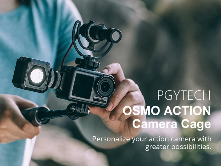 Pgytech osmo action camera cage store