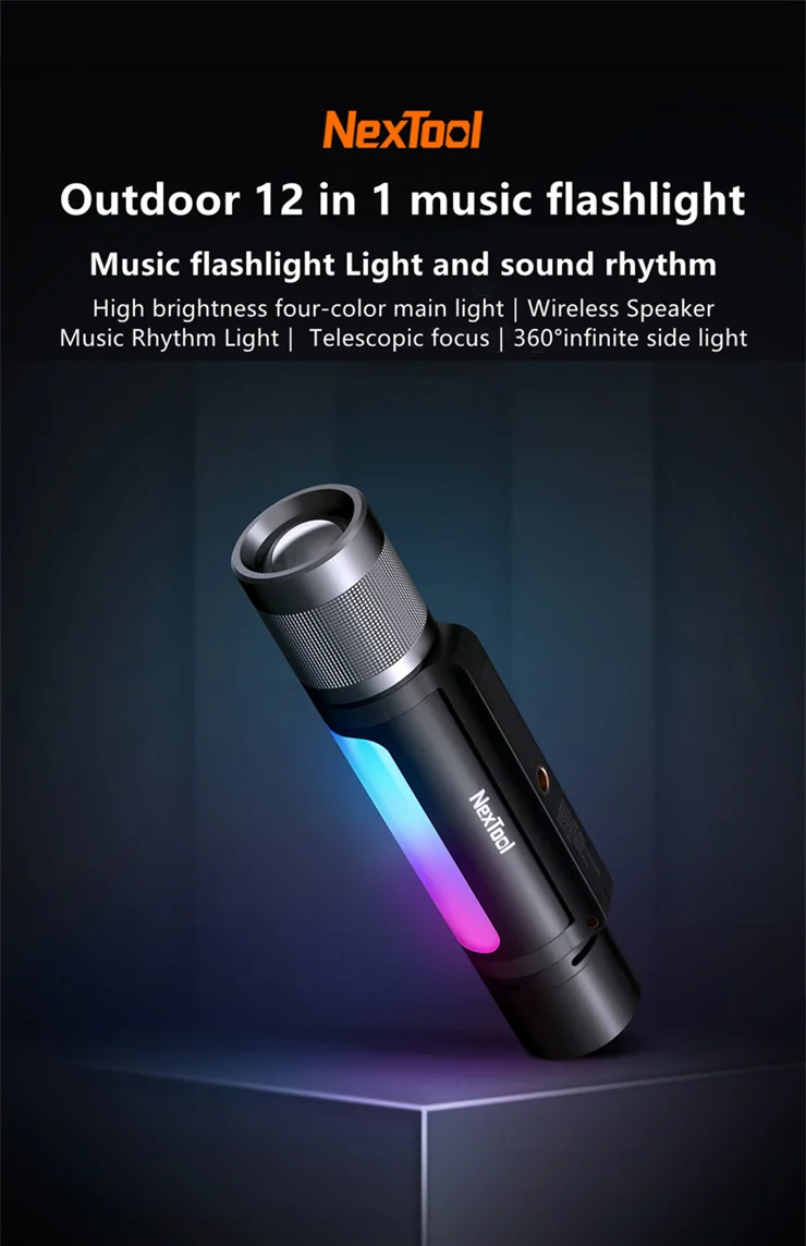 Music flashlight store